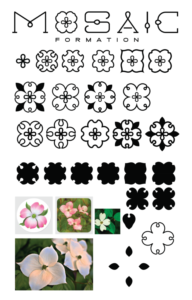 Mosiac Formation - Victoria Courtemanche Design | Houston Graphic Designer